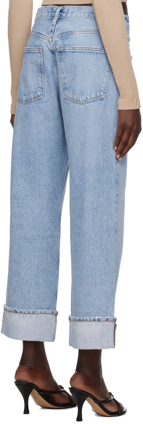 AGOLDE Fran Straight-leg Jeans - Gray