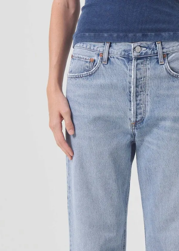 AGOLDE Fran Straight-leg Jeans - Gray