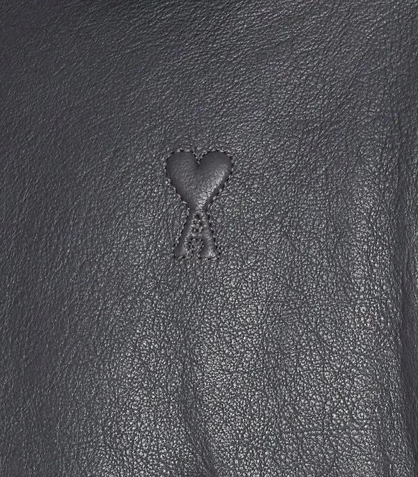 Ami Logo Patch Zip-up Jacket