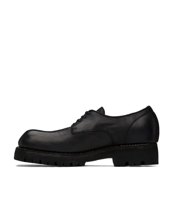 Guidi Square-toed Lace-up Casual Shoes