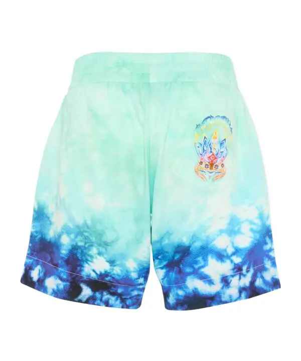 Casablanca Tie-dye Elastic Waistband Shorts