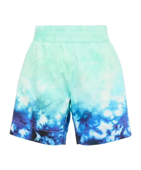 Casablanca Tie-dye Elastic Waistband Shorts