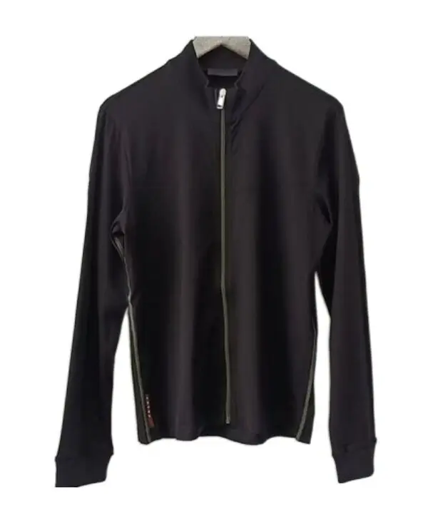 Prada Logo Zip Up Casual Jacket