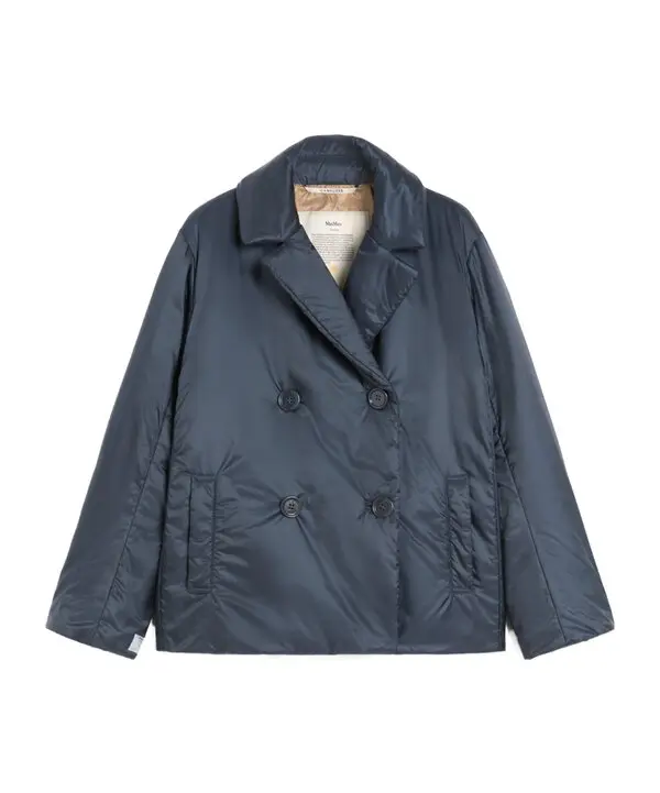 Max Mara Camelia Double-breasted Coat - Black