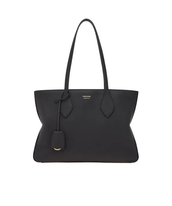 FERRAGAMO Logo Stamp Tote Bag