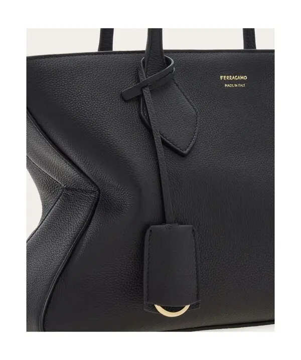 FERRAGAMO Logo Stamp Tote Bag