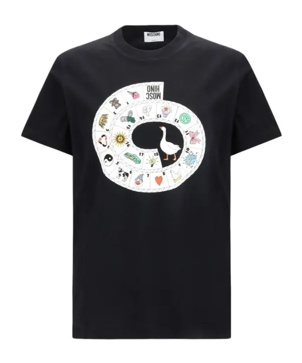 Moschino Graphic-print T-shirt - Black