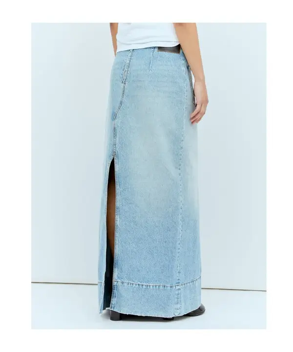 Sportmax Piave Maxi Denim Skirt