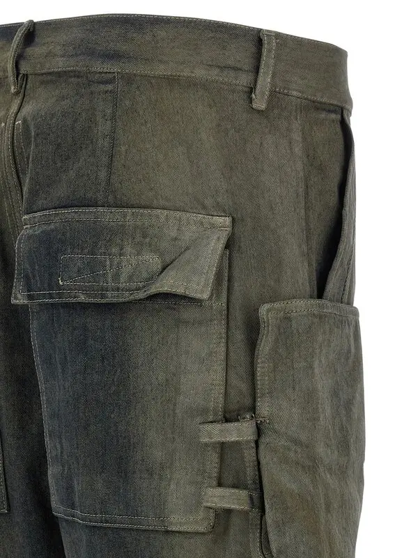 Rick Owens Belted Cargo Jeans