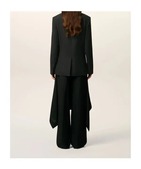 Ami Double-breasted Tailored Blazer - Black