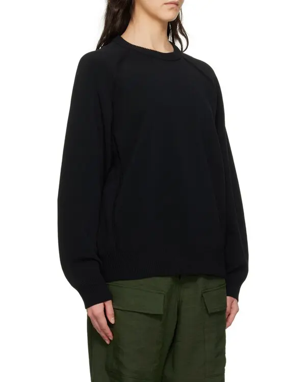 Y3 Embroidered-logo Crew-neck Sweatshirt