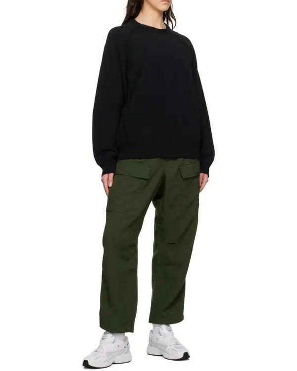 Y3 Embroidered-logo Crew-neck Sweatshirt