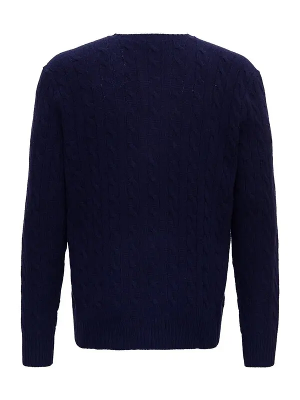 Polo Ralph Lauren Embroidered Cable-knit Jumper