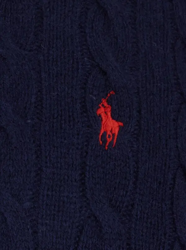 Polo Ralph Lauren Embroidered Cable-knit Jumper