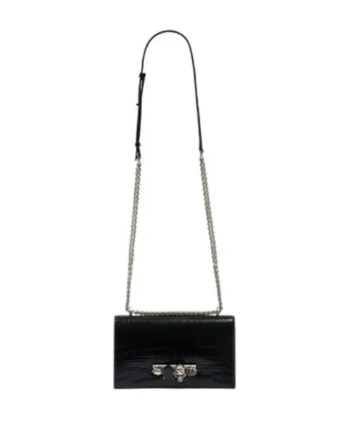 Alexander McQueen Jewelled Satchel Crossbody Bag