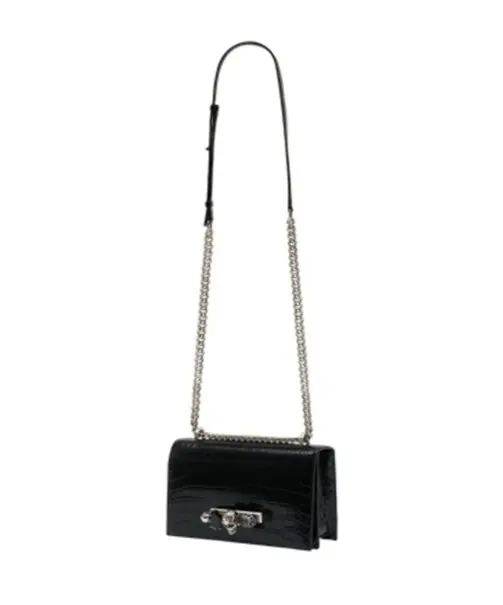 Alexander McQueen Jewelled Satchel Crossbody Bag