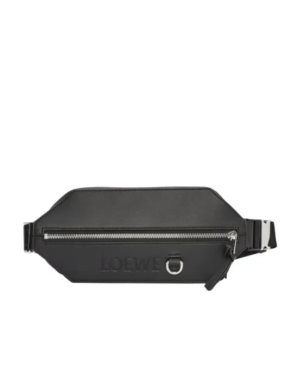 Loewe Convertible Zipped Sling Bag - Black