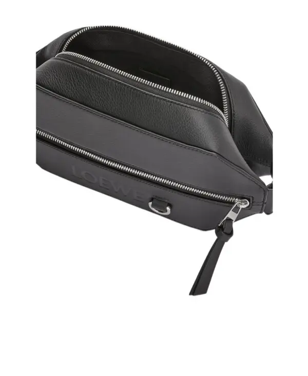 Loewe Convertible Zipped Sling Bag - Black