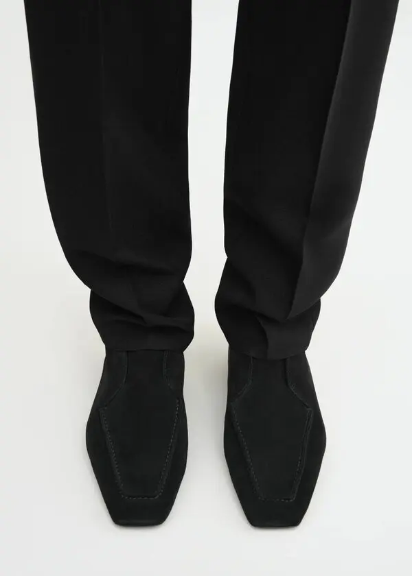 TOTEME Square-toed Short Boots