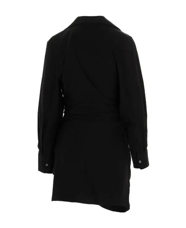 Jacquemus Bahia Sash Mini Dress - Black
