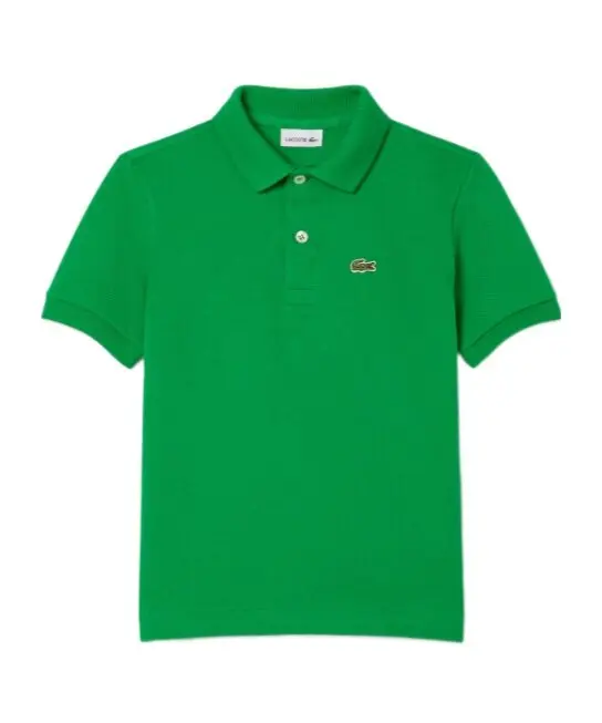 Lacoste Logo Patch Short Sleeve Polo Shirt - Green