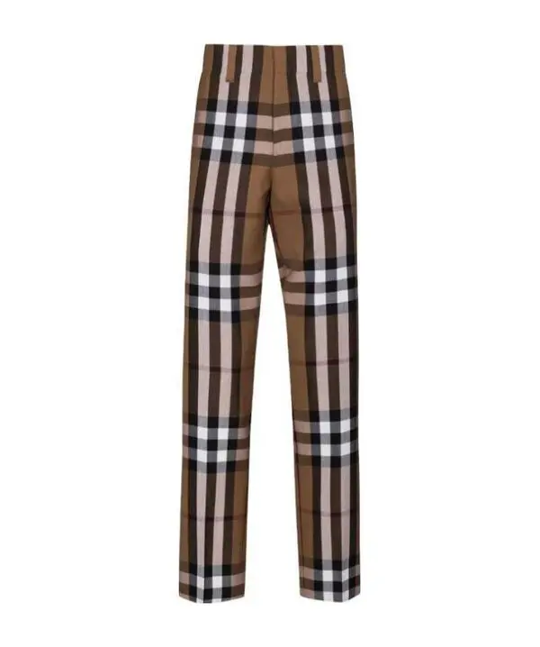 Burberry House Check Tailored Trousers - Multicolor