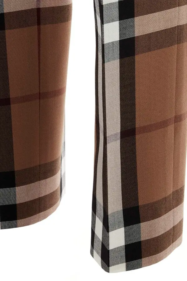 Burberry House Check Tailored Trousers - Multicolor