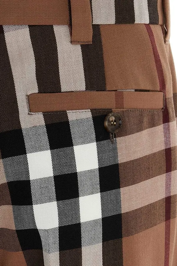 Burberry House Check Tailored Trousers - Multicolor