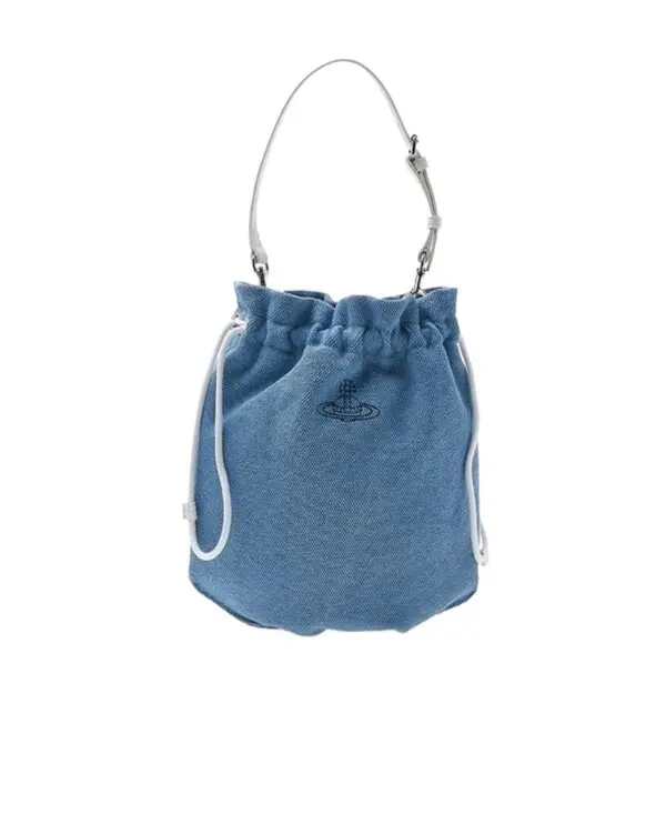 VIVIENNE WESTWOOD Drawstring Handbag - Blue