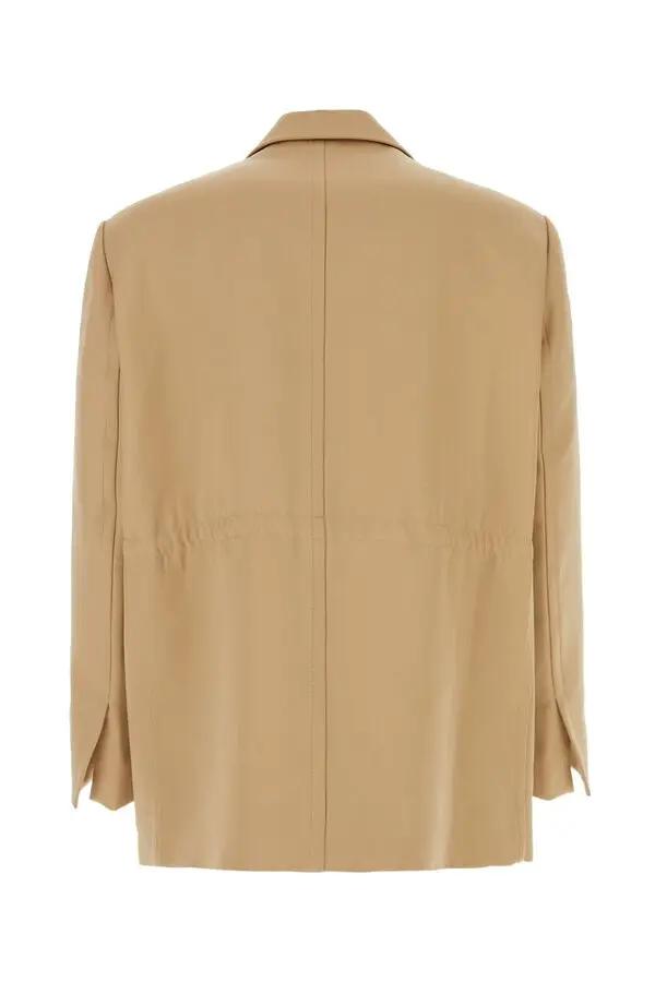We11Done Logo Patch Twill Blazer