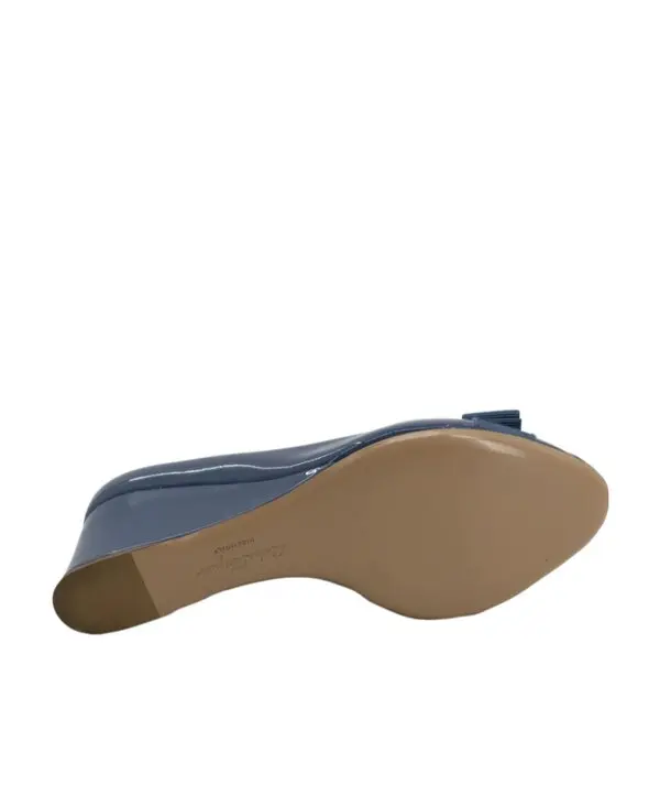 FERRAGAMO Open-toe Heels With Metal Logo Detail