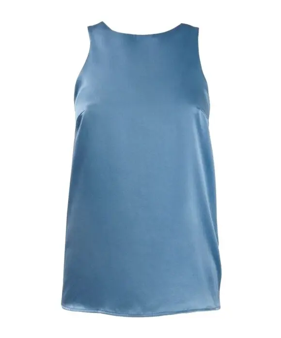 LOULOU STUDIO Sleeveless Vest With Twist Back Straps