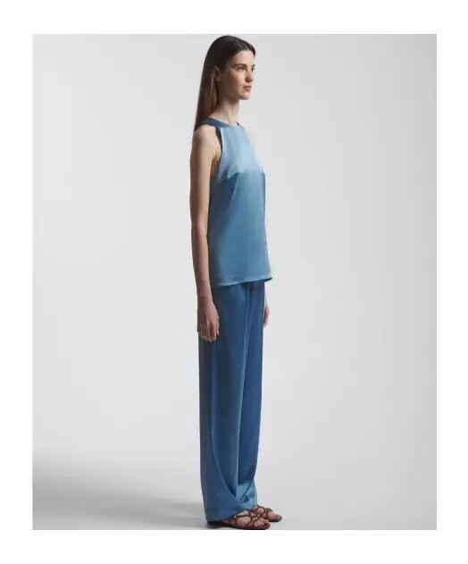 LOULOU STUDIO Sleeveless Vest With Twist Back Straps