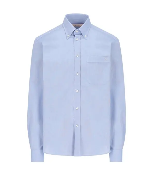 Valentino Garavani Vlogo Signature Button-up Shirt - Blue