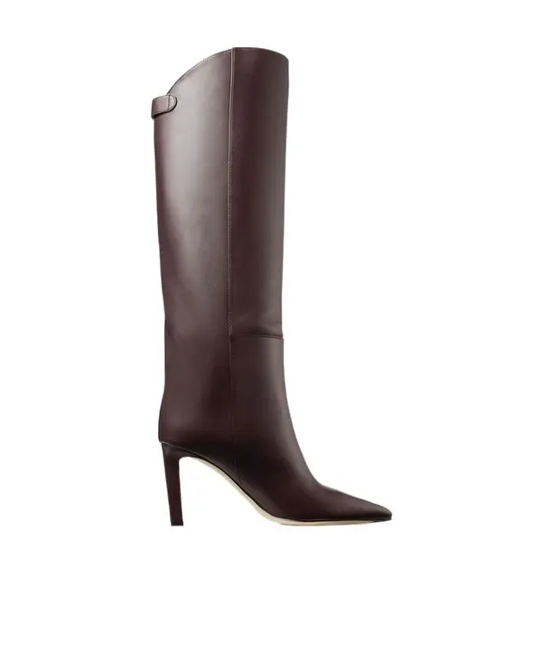 JIMMY CHOO 85mm Alizze Knee-high Boots - Black