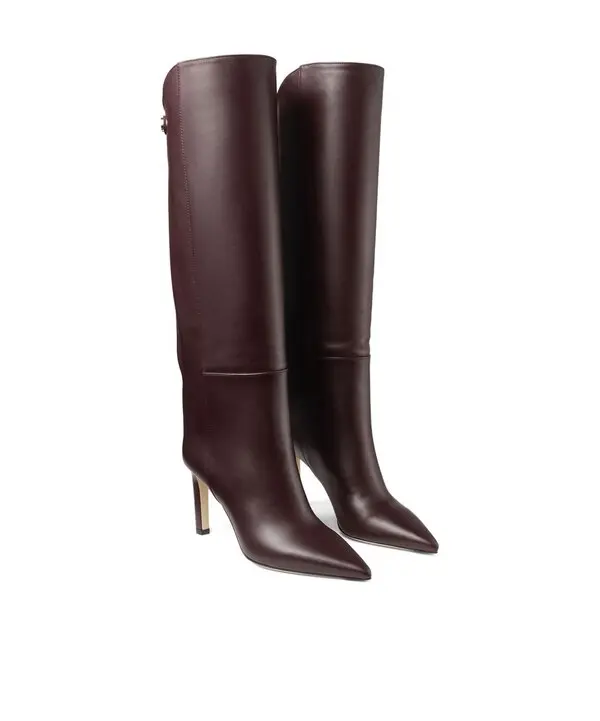 JIMMY CHOO 85mm Alizze Knee-high Boots - Black