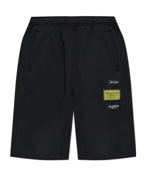 MAISON MARGIELA Logo Patch Shorts - Black