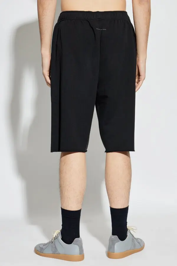 MAISON MARGIELA Logo Patch Shorts - Black