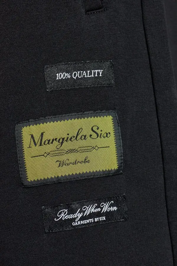 MAISON MARGIELA Logo Patch Shorts - Black
