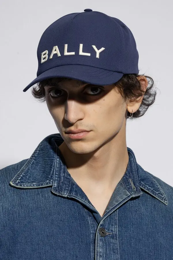 Bally Baseball Cap With Logo Embroidery - Blue