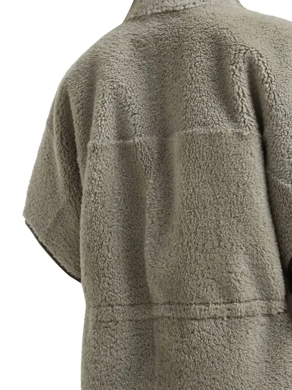 Brunello Cucinelli Monili Chain-detail Shearling Jacket