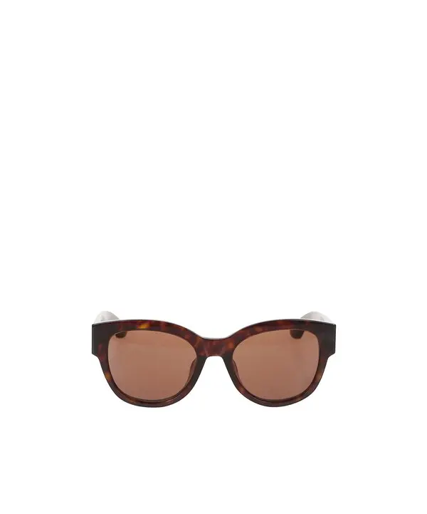 Alexander McQueen Round Frame Sunglasses - Brown