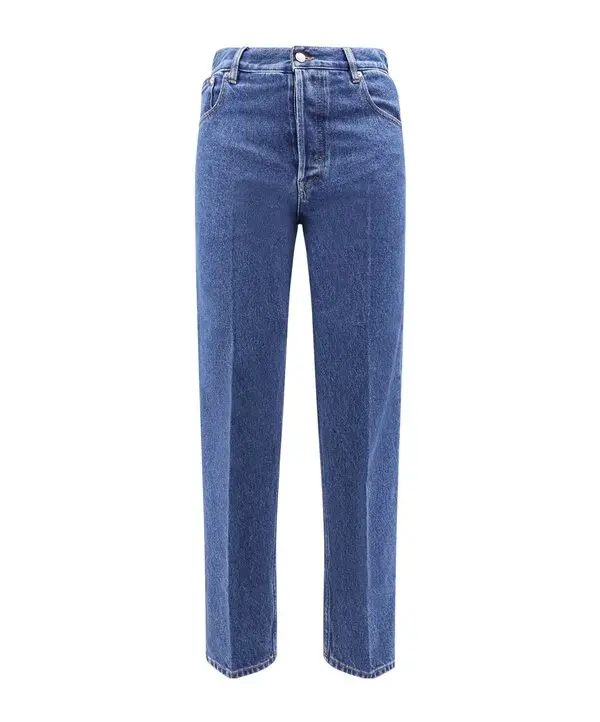Gucci Horsebit Detail Slim Fit Jeans - Blue