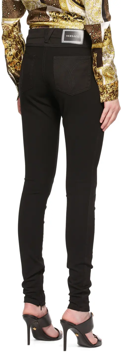 Versace Skinny Fit Jeans - Black