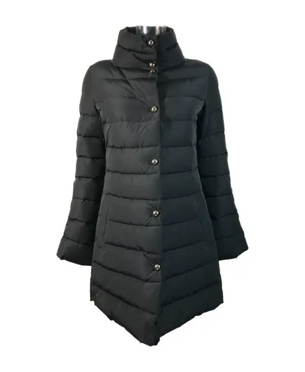 Emporio Armani Quilted Logo Down Jacket - Black