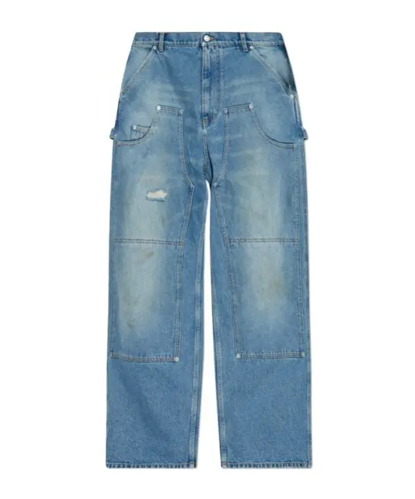 Moschino Panelled Straight-leg Jeans - Blue