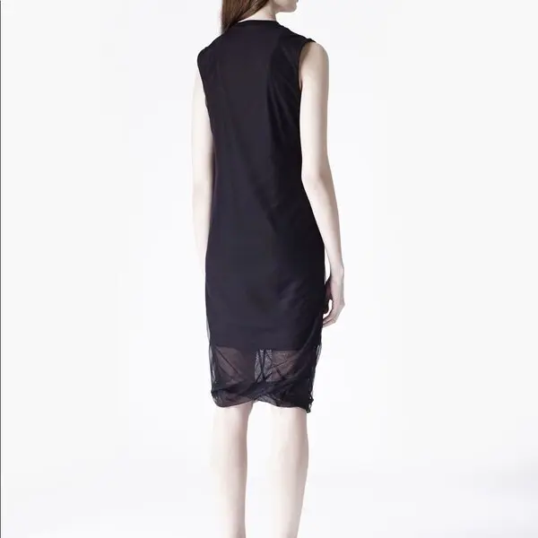 Alexander McQueen Portrait Print Sleeveless Midi Dress