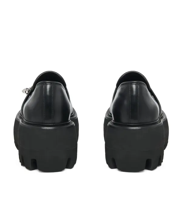 Alexander McQueen Sofa Platform Loafers With Tassel And Skull Charm