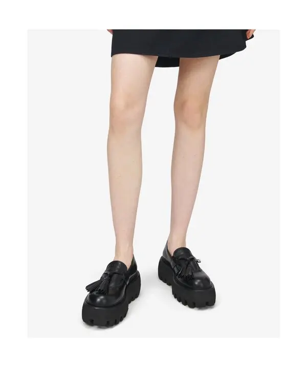 Alexander McQueen Sofa Platform Loafers With Tassel And Skull Charm