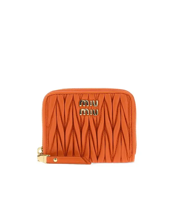 Miu Miu Matelassé Coin Purse - Red